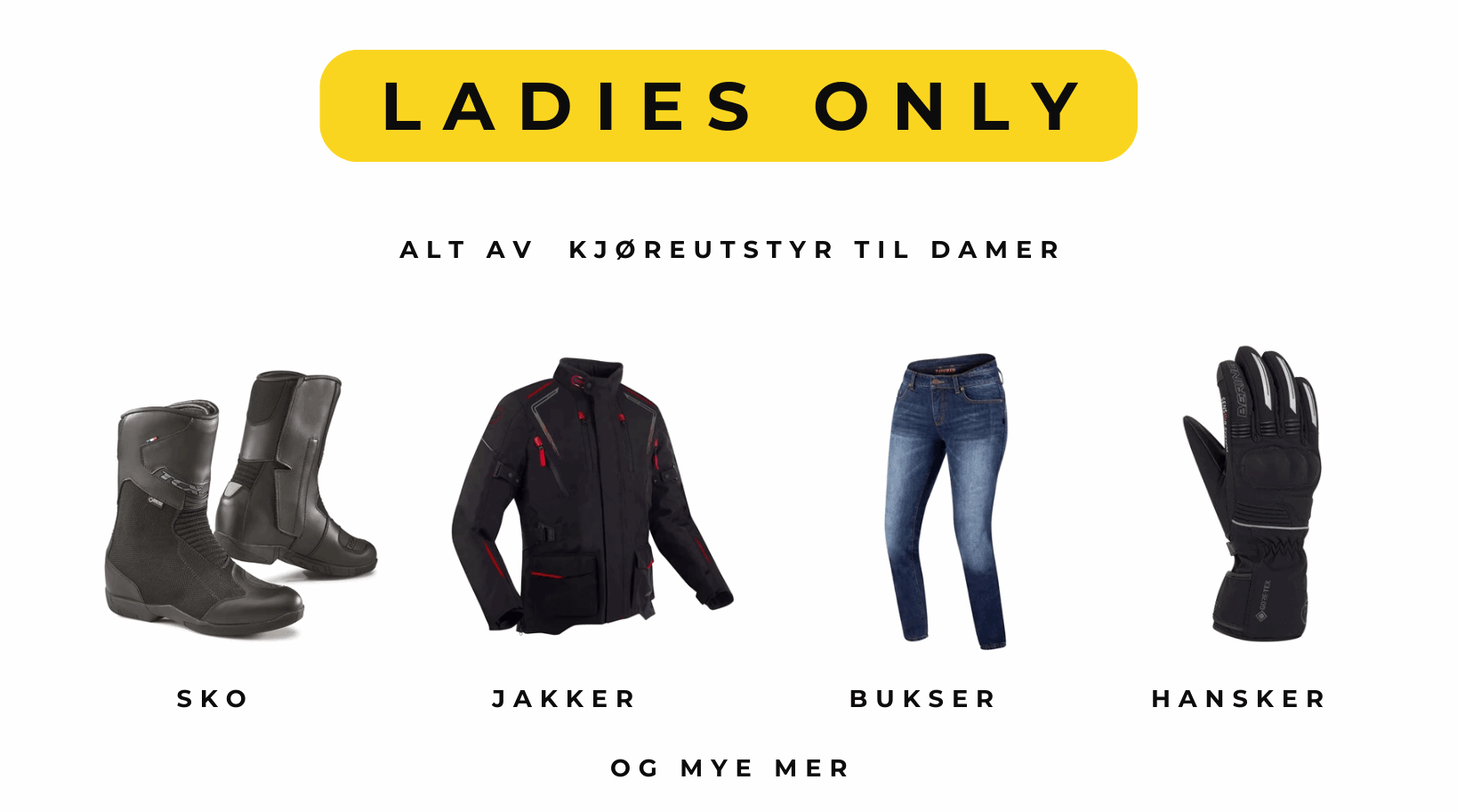 Ladies only - MC-butikk og netthandel Bergen | | Team MC Bergen