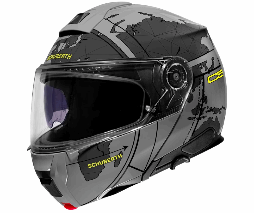 SCHUBERTH C5 GLOBE GREY - MC-butikk og netthandel Bergen | | Team MC Bergen