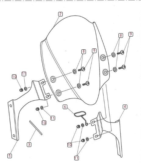 Flyscreen Kit, Rocket III, Classic og Roadster - MC-butikk og ...